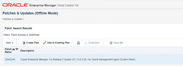 How to Update Oracle Enterprise Manager from RU 13.5.0.16 to RU 13.5.0.20 | Vinicius DBA